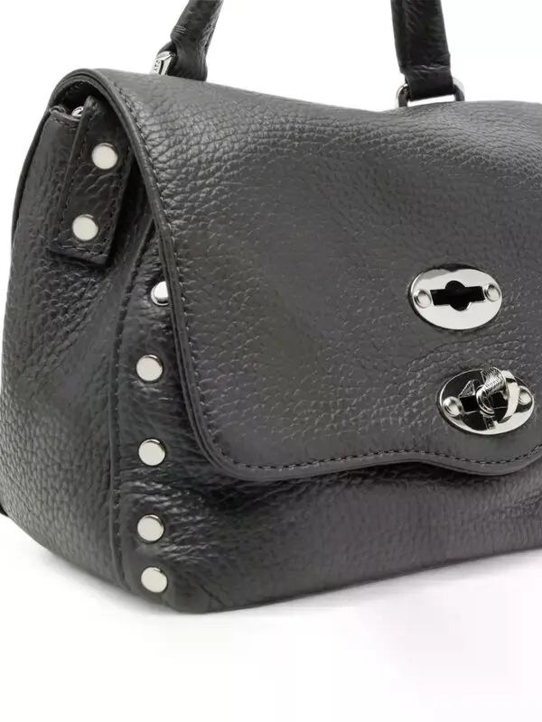 ZANELLATO Postina Stud-embellished Shoulder Bag