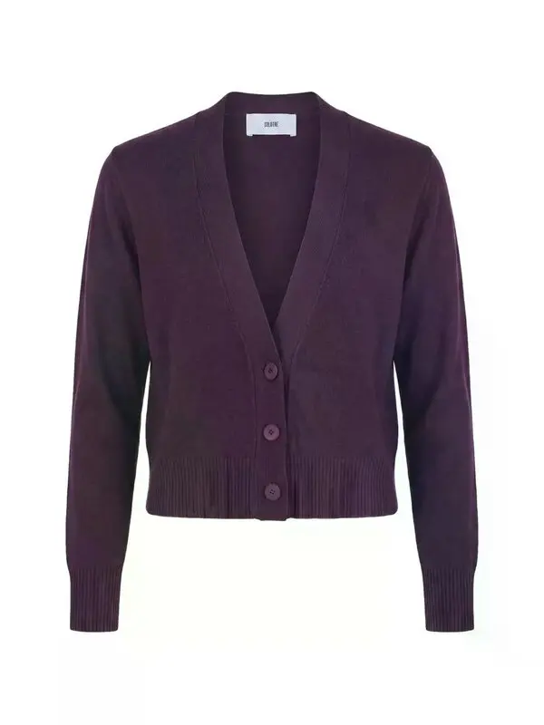 SOLOTRE V-neck Knitted Cardigan