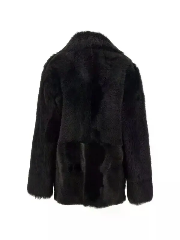 NOVELLE Rakel Double-breasted Shearling Coat