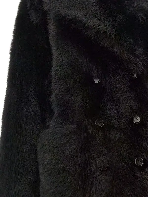NOVELLE Rakel Double-breasted Shearling Coat