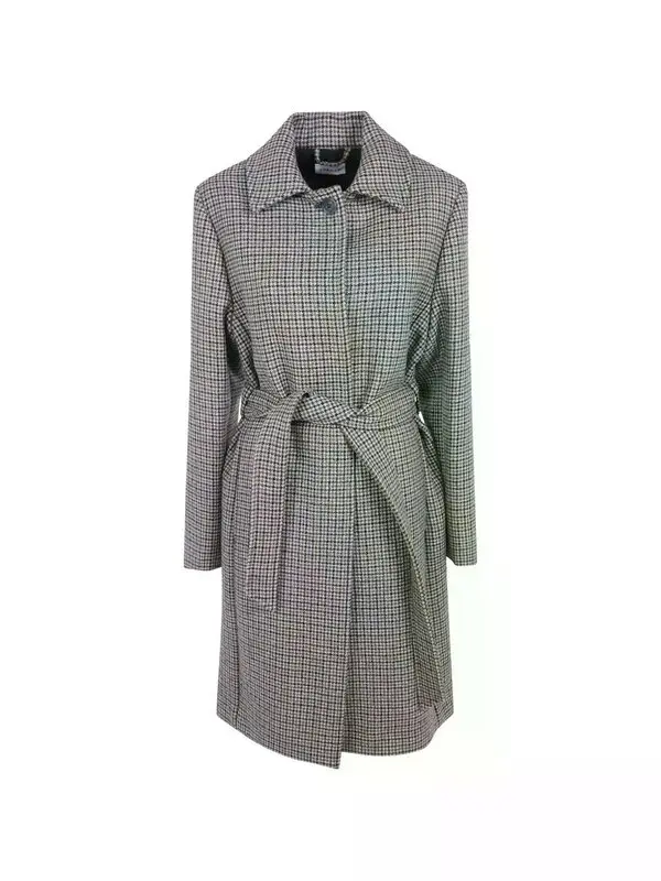 P.a.r.o.s.h Houndstooth Belted Coat