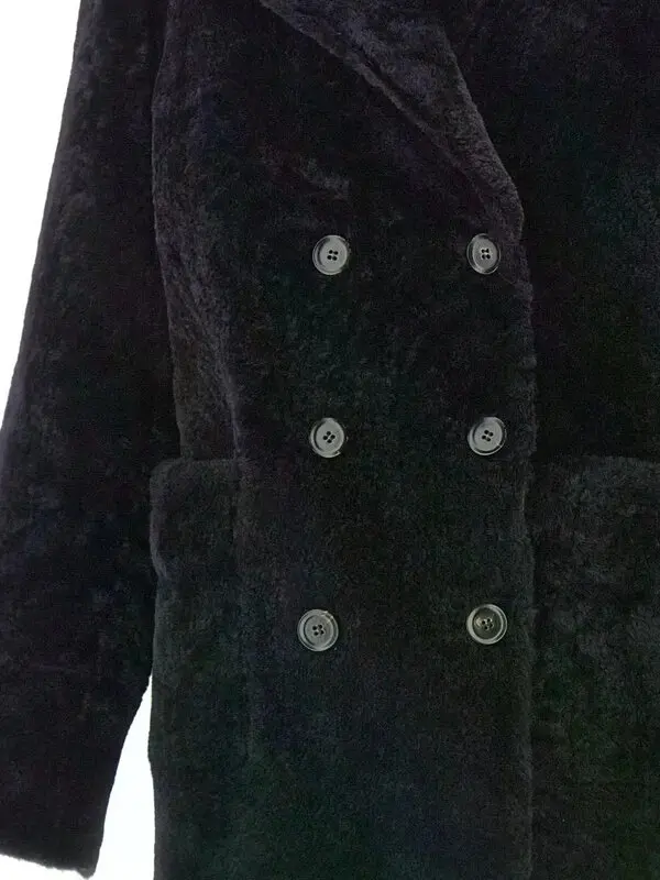 NOVELLE Rakel Double-breasted Shearling Coat