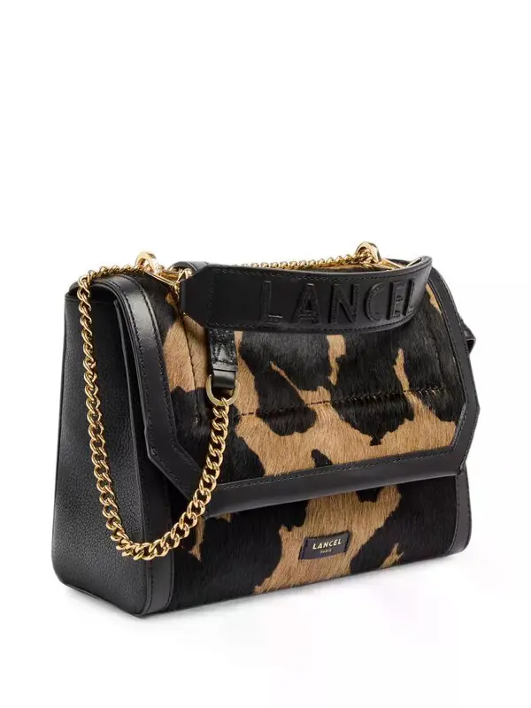 LANCEL Medium Ninon Animal-print Crossbody Bag