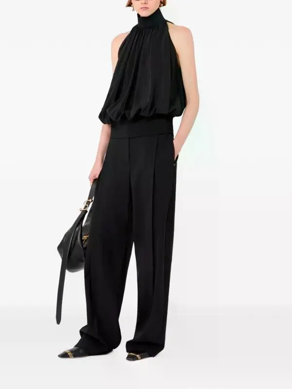 Sportmax Halterneck Silk Top