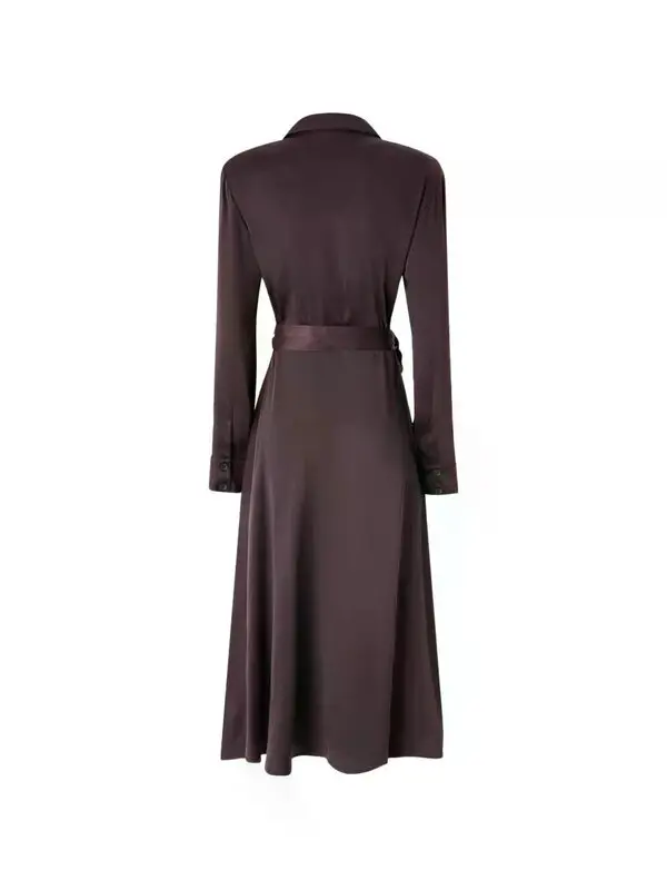 Pinko Midi Wrap Dress With Belt