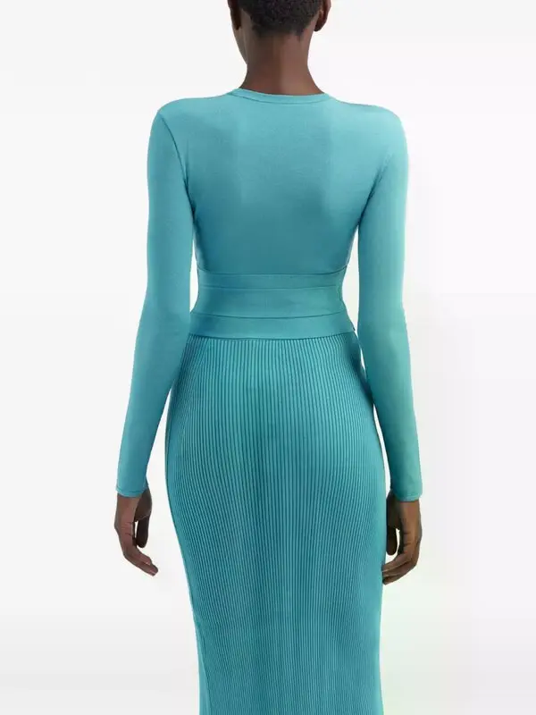 Roberto Cavalli Cut-out Corset-style Midi Dress