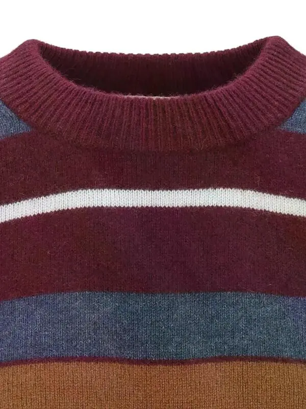 Staud Serrano Striped Cashmere Sweater