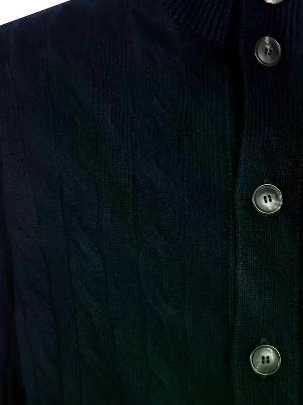 FILIPPO DE LAURENTIIS Cable-knit Button-up Cardigan