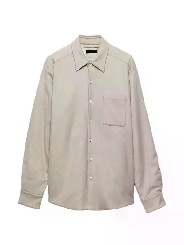 Prada Cashmere Shirt - Neutrals