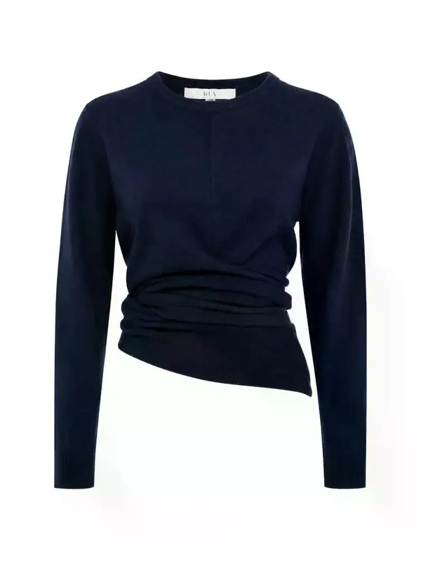TELA Tie-waist Asymmetric Sweater