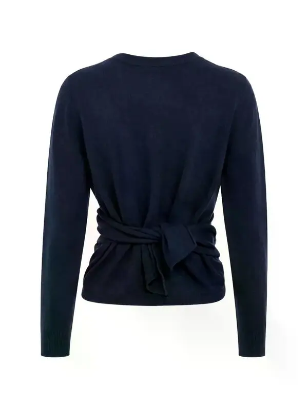 TELA Tie-waist Asymmetric Sweater