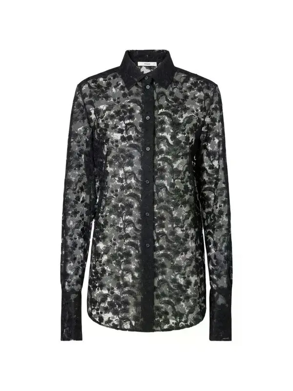 Fendi Floral-lace Shirt
