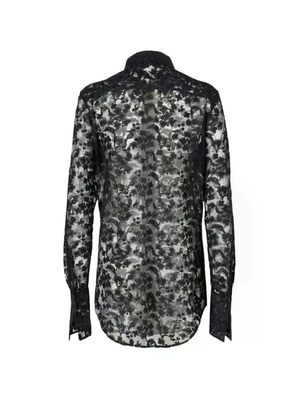 Fendi Floral-lace Shirt