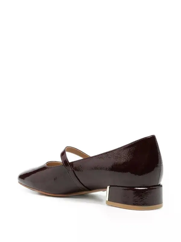ALMA EN PENA Patent Crystal-embellished Pumps