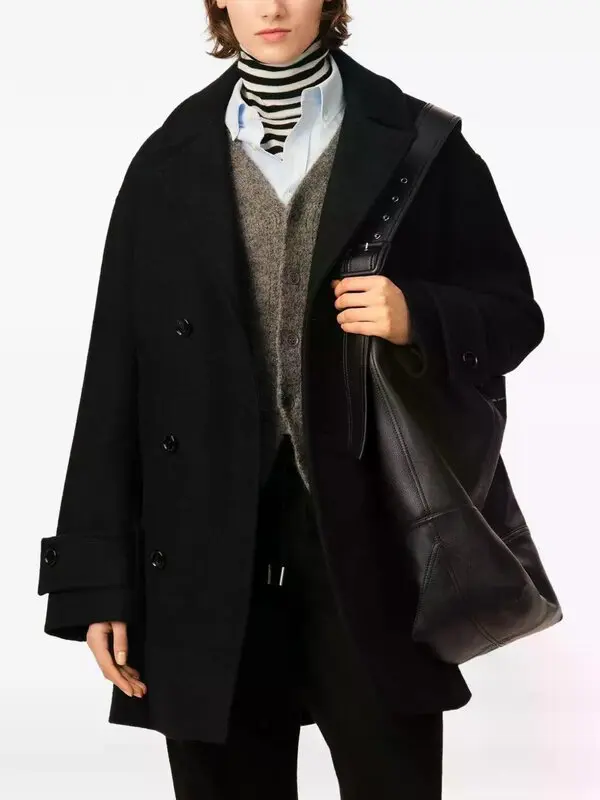 AMI Paris Wool Pea Coat