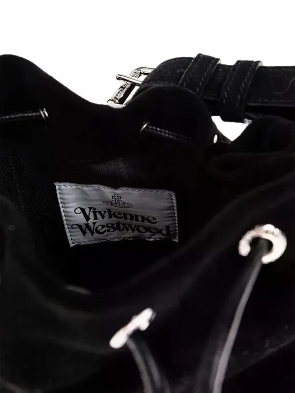 VIVIENNE WESTWOOD Stacey Leather-trim Bucket Bag