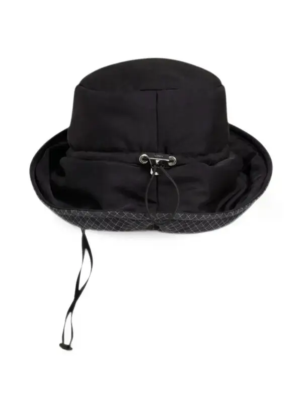 ARCS Lifted Grid-print Bucket Hat