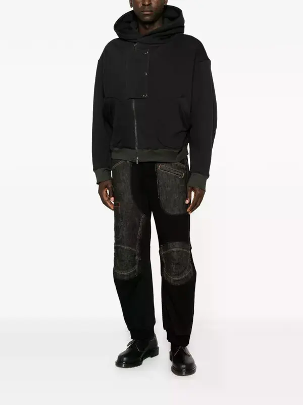 INDIVIDUAL SENTIMENTS Panelled Hooded Jacket
