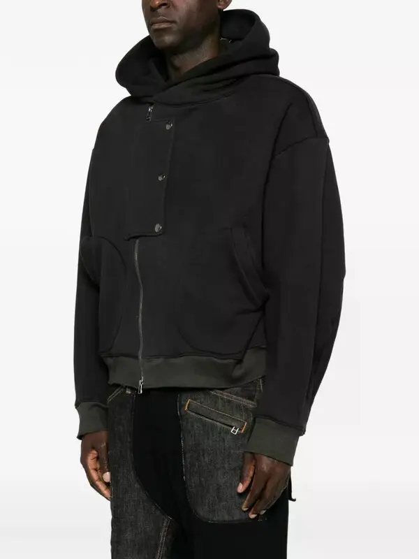 INDIVIDUAL SENTIMENTS Panelled Hooded Jacket