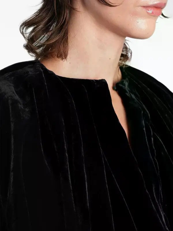 Rick Owens Ruched Velvet Dress