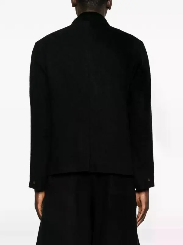 INDIVIDUAL SENTIMENTS Mandarin-collar Button-up Blazer