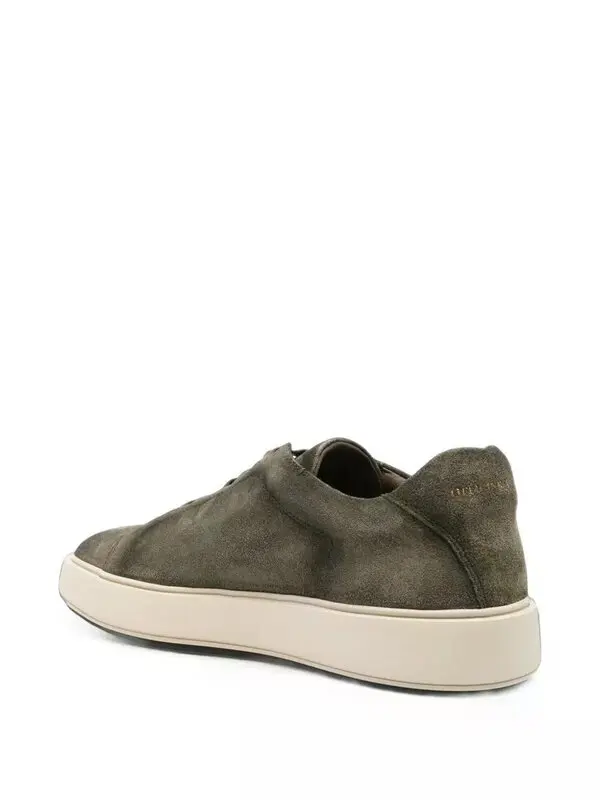 Officine Creative Suede Lace-up Sneakers - Green