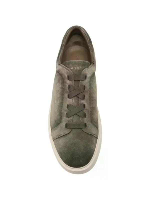 Officine Creative Suede Lace-up Sneakers - Green