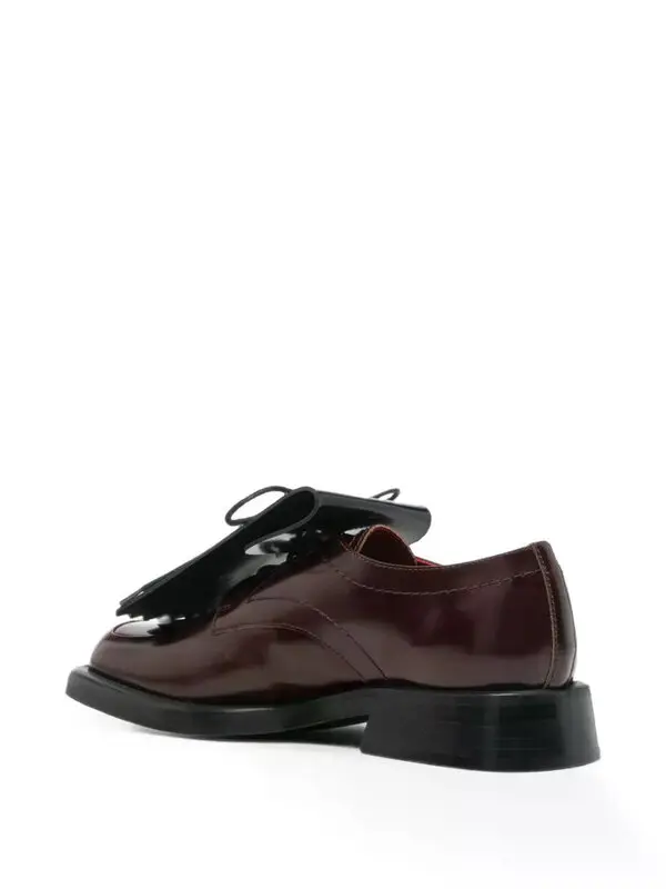 Plan C Fringe-detail Derby Shoes
