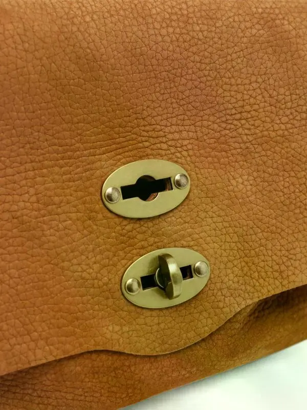 ZANELLATO Postina Stud-embellished Shoulder Bag - Brown