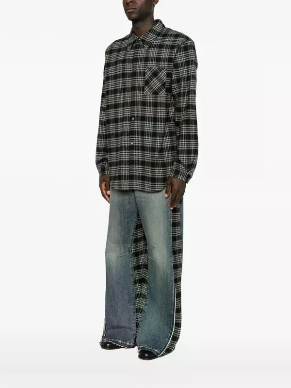 INDIVIDUAL SENTIMENTS Check-pattern Chest-pocket Shirt