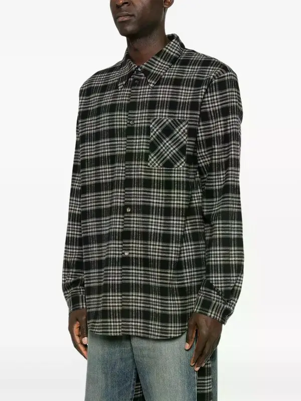 INDIVIDUAL SENTIMENTS Check-pattern Chest-pocket Shirt