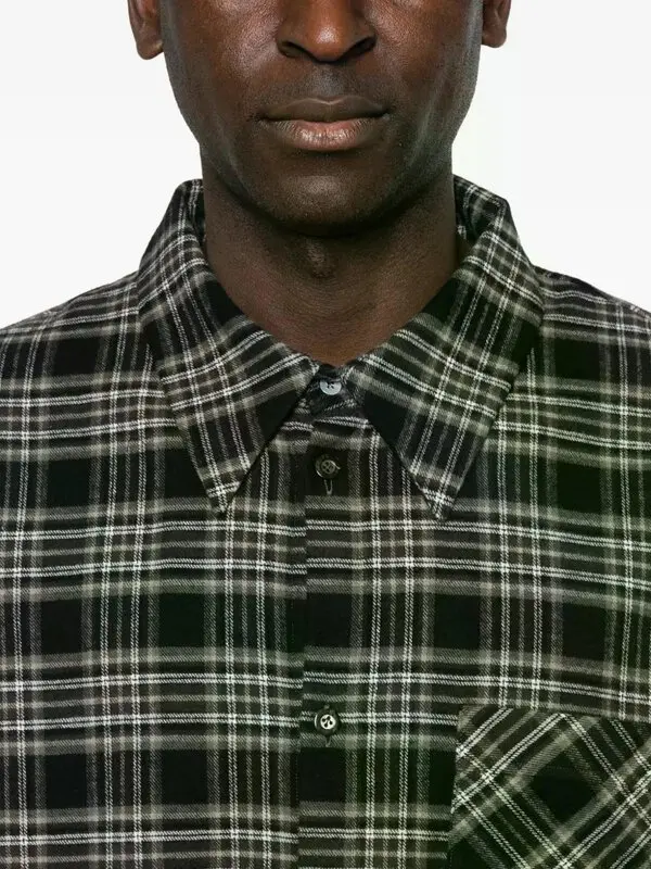 INDIVIDUAL SENTIMENTS Check-pattern Chest-pocket Shirt
