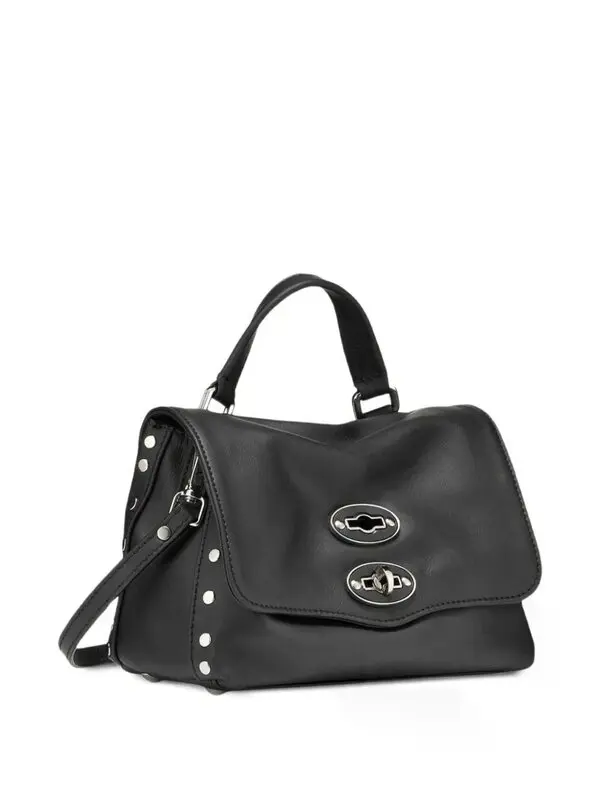 ZANELLATO Postina Baby Leather Clutch Bag - Black