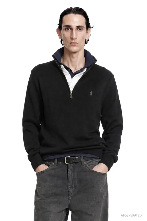 Polo Ralph Lauren Quarter-zip Wool Pullover