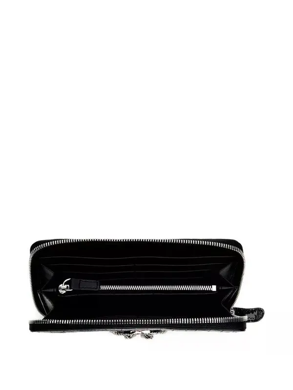 Roberto Cavalli Croc-effect Tiger-motif Wallet