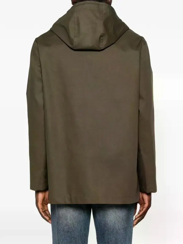 Fendi Ff-monogram-print Hooded Parka