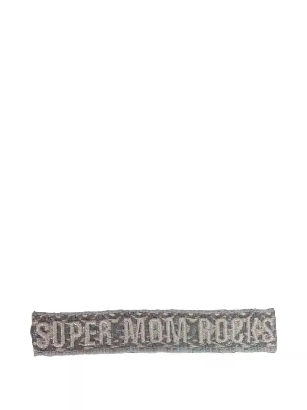 ELLA K Embroidered Tassel-detail Bracelet