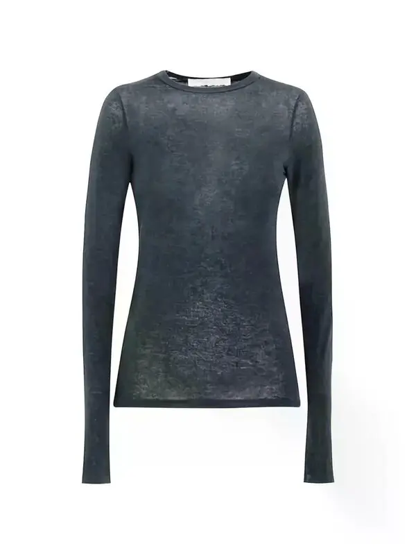 TELA Semi-sheer Long-sleeve T-shirt