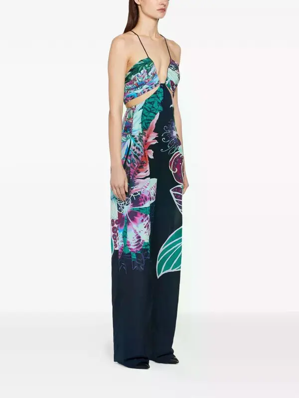 Roberto Cavalli Floral-print Jumpsuit