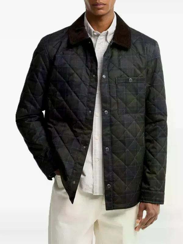 Barbour Quilted Tartan-print Jacket