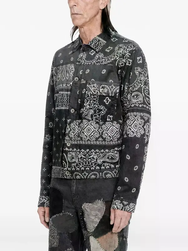 Kapital Bandana-print Patchwork Shirt Jacket
