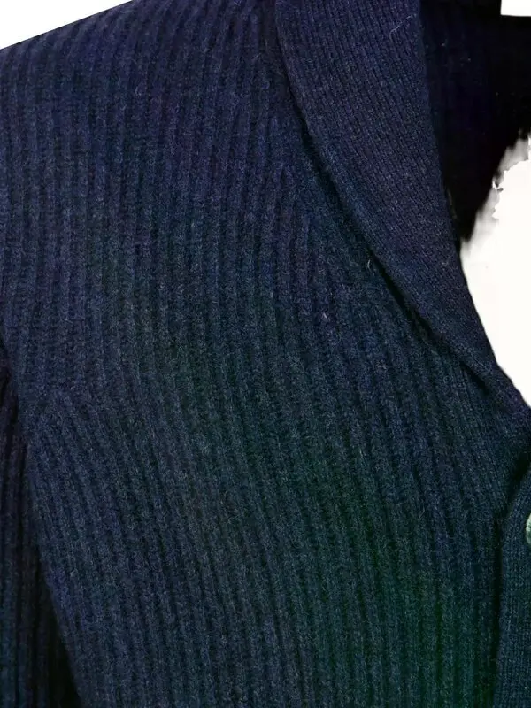 Altea Ribbed Shawl-collar Cardigan