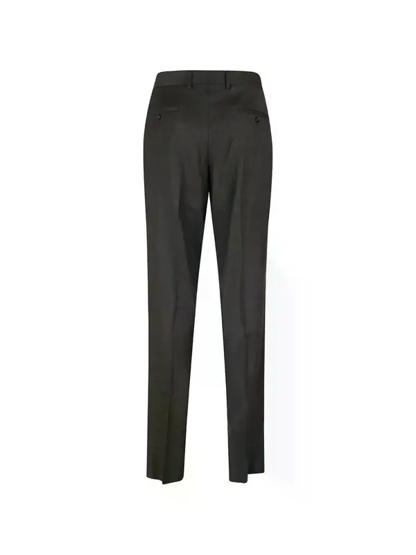 LARDINI Pressed-crease Tailored Trousers