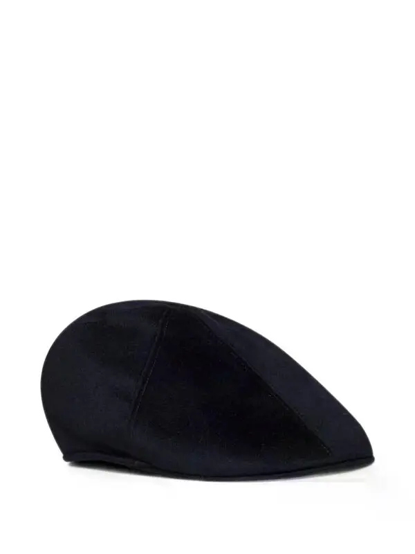 Tagliatore Segmented Cashmere Flat Cap
