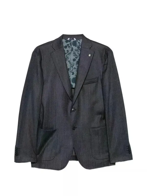 MANUEL RITZ Single-breasted Notch-lapel Blazer