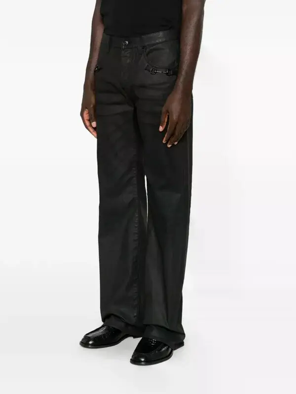 Gucci Horsebit Coated Jeans