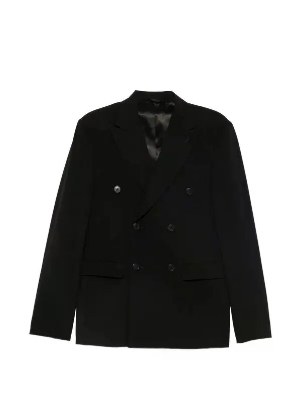 AMARANTO Double-breasted Peak-lapel Blazer