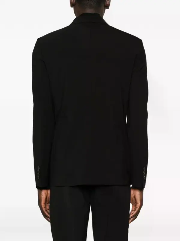 AMARANTO Double-breasted Peak-lapel Blazer