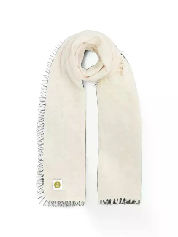 V VON GOAT Frayed-edge Scarf