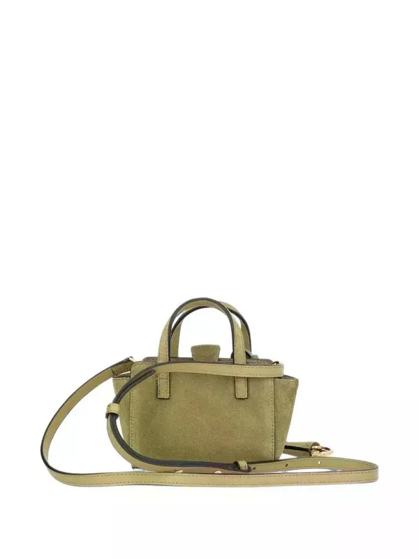 HIDESINS Suede Flap Tote Bag